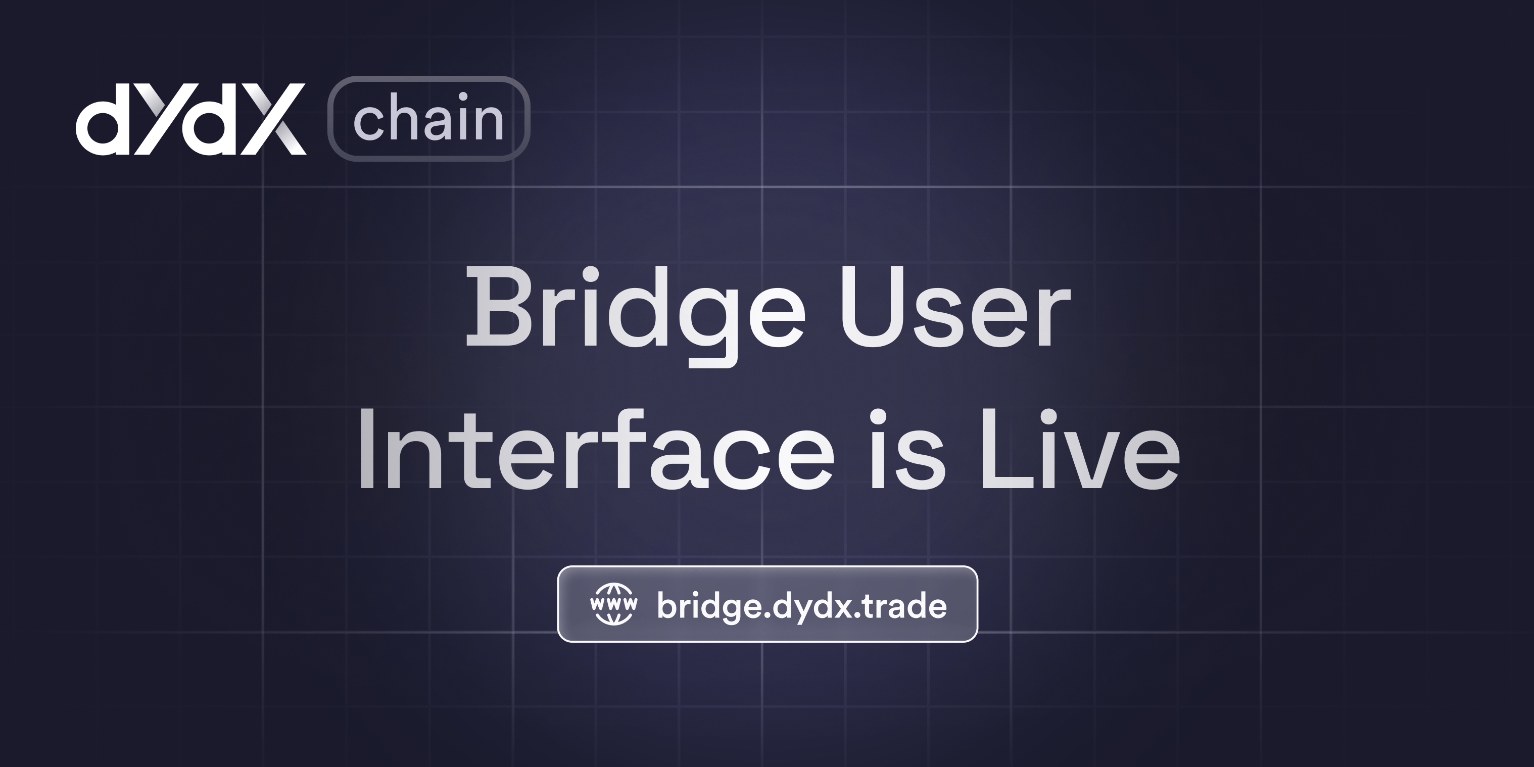 Public Bridge Front End | dYdX Ops subDAO